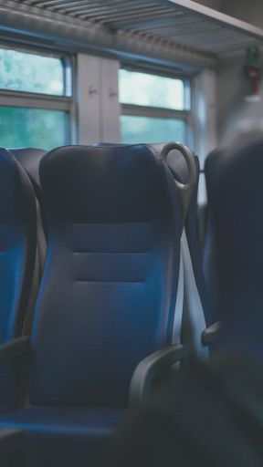 Interior of Italian train with seats Stock video | Wirestock