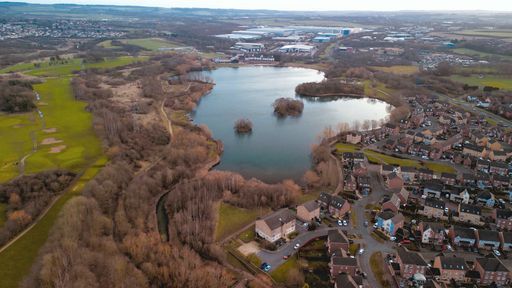 Des Green | “4K Aerial Footage of Manvers Lake Waterfront, Wath Upon ...