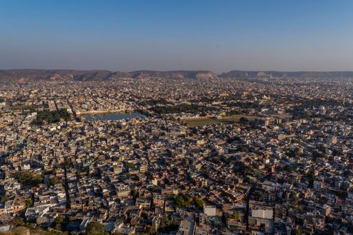 ARNAB DAS | Aerial view of the beautiful skyline of Jaipur, Rajasthan ...