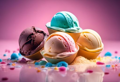 Amy in RL | various ice creams in containers and sprinkles